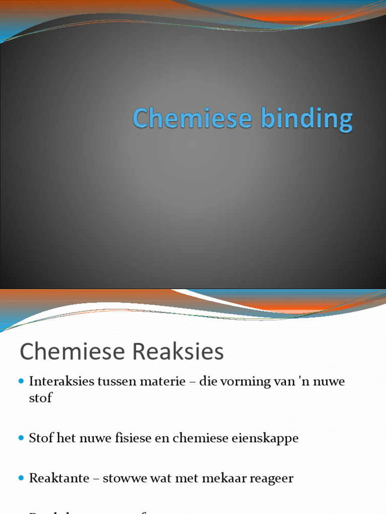ChemieseBindingGr10.1 | PDF