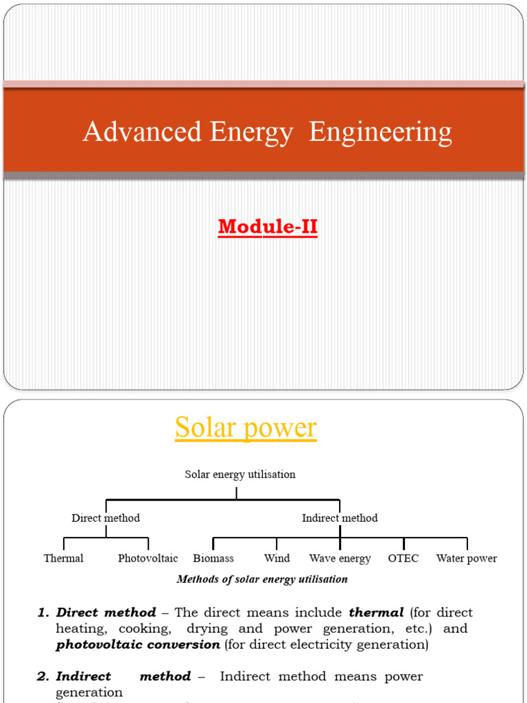 Aee Module 2 New | PDF | Solar Energy | Solar Cell
