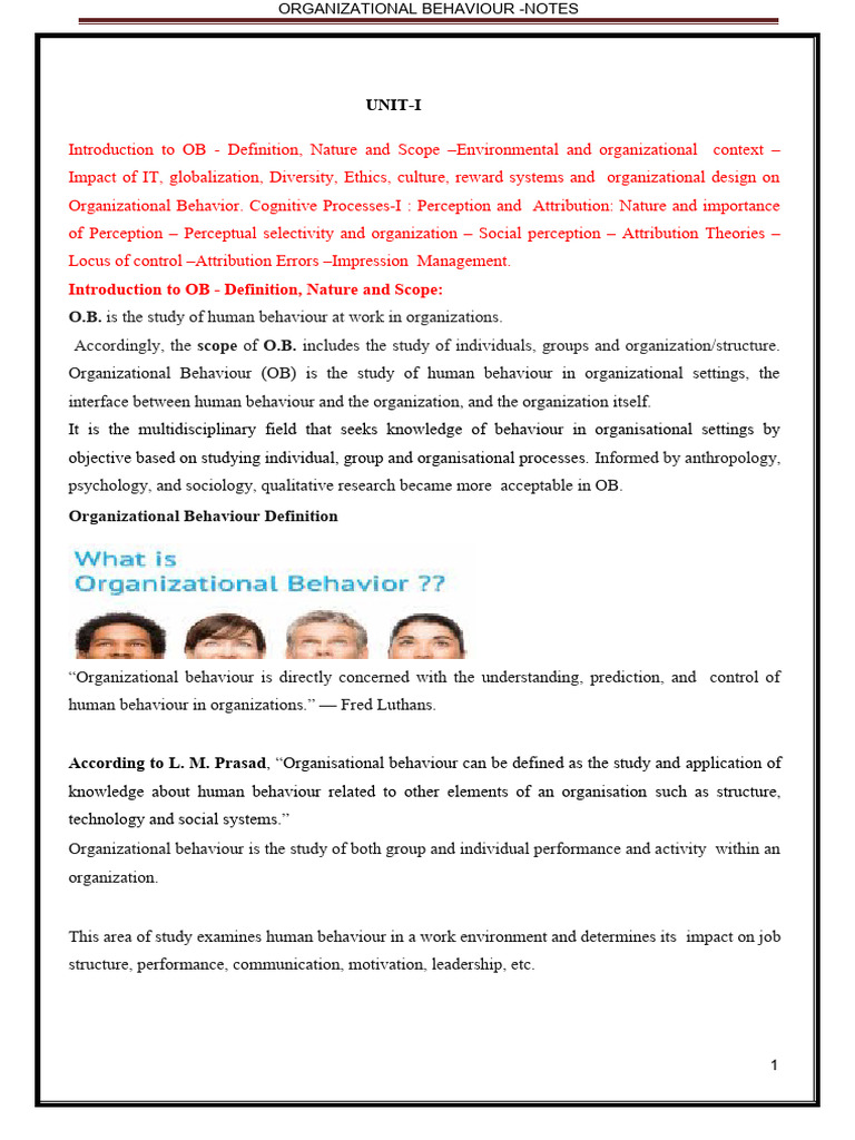OB 1-5 Units-1 | PDF | Perception | Senses