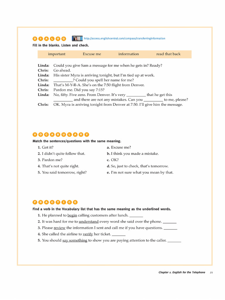 Communicating in Business English - 5 | PDF