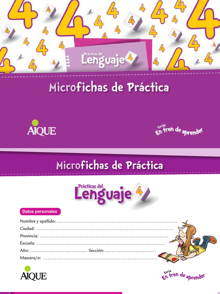 Microfichas Pl4 Web | PDF | Comunicación | Lingüística