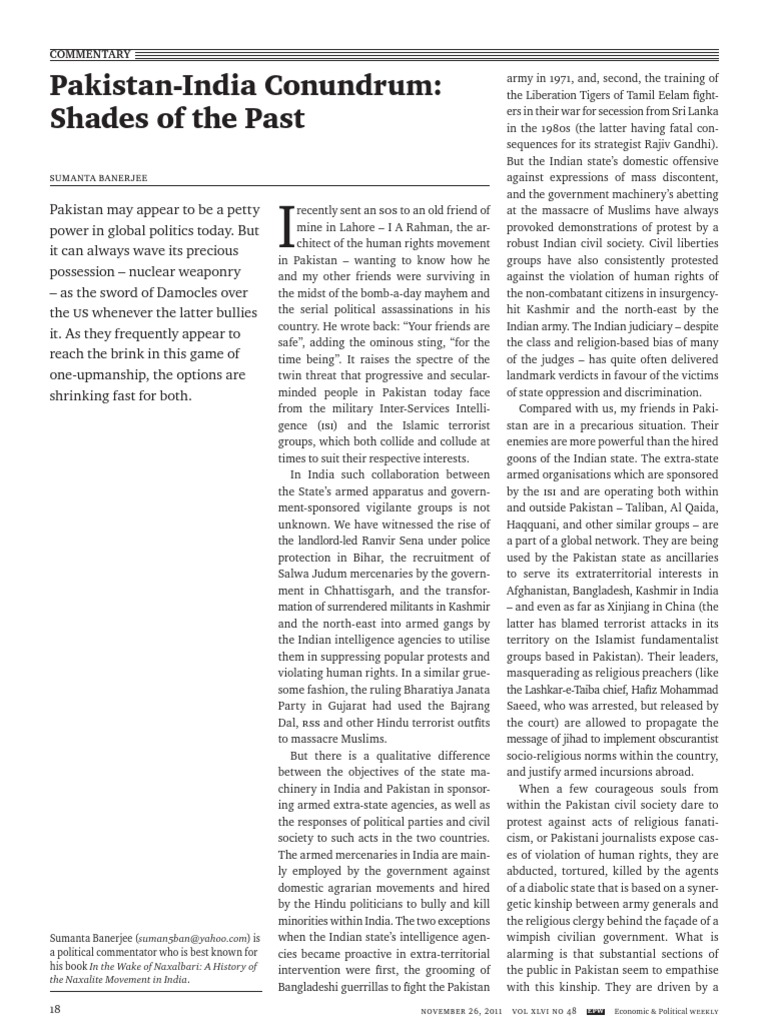 16789.PDF-Pakistan India Conundrum | PDF | Nazi Germany | Islamism