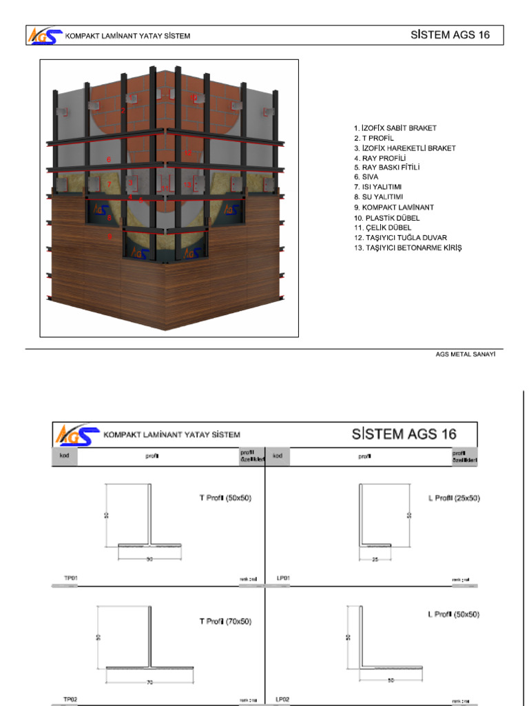 AGS 16 Kompaktlaminantyataysistemkatalog REV | PDF