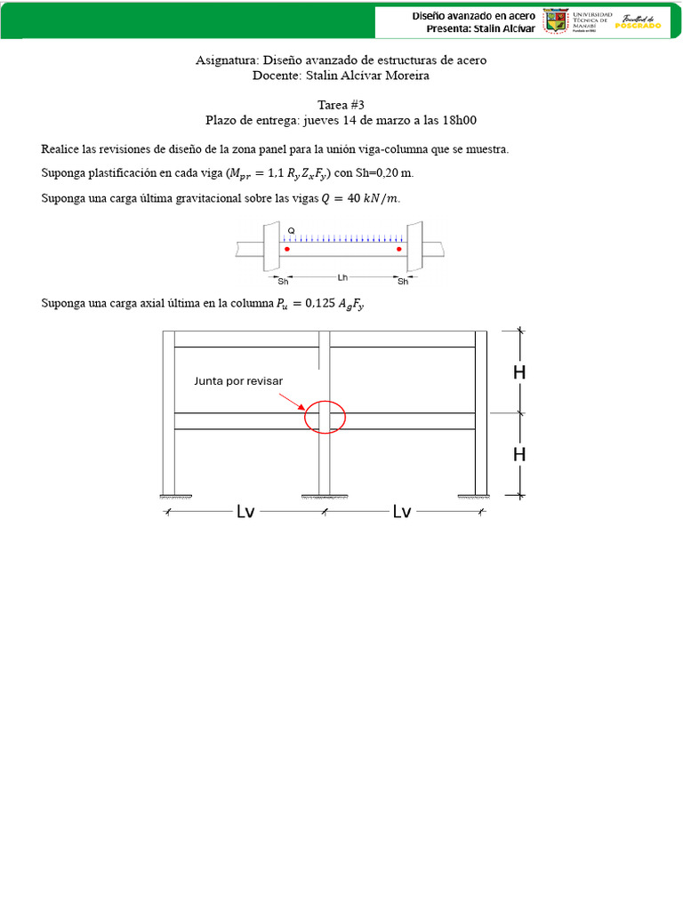 Tarea 3 Maestría de Estructuras (1) | PDF