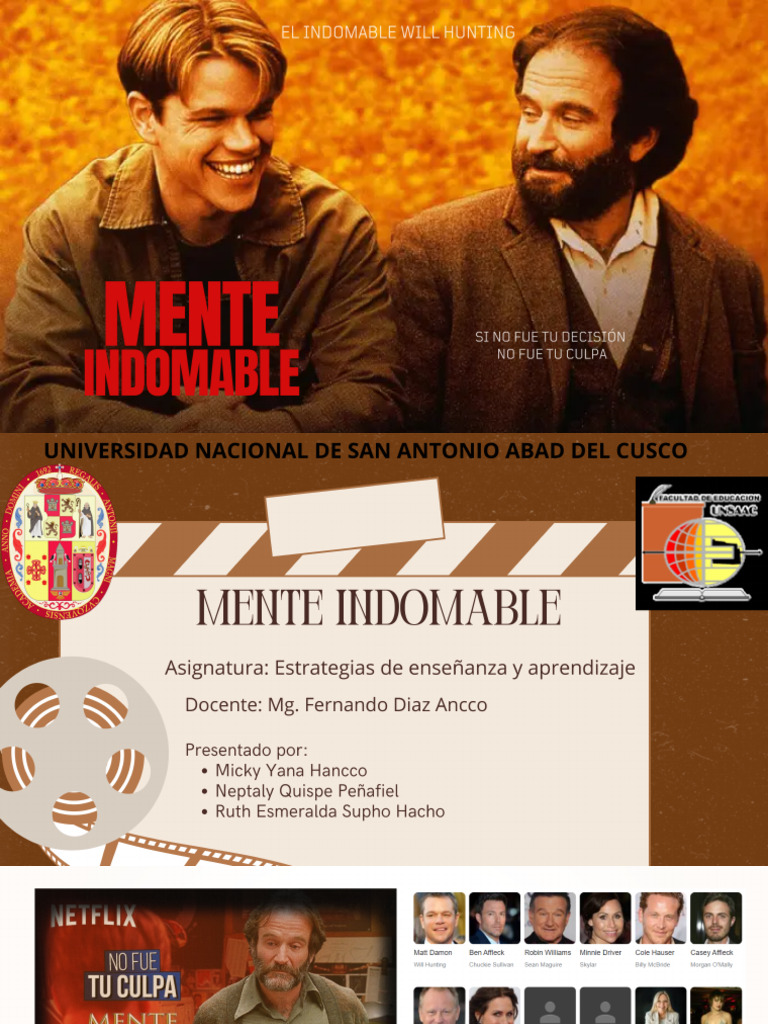 Mente Indomable - Película | PDF