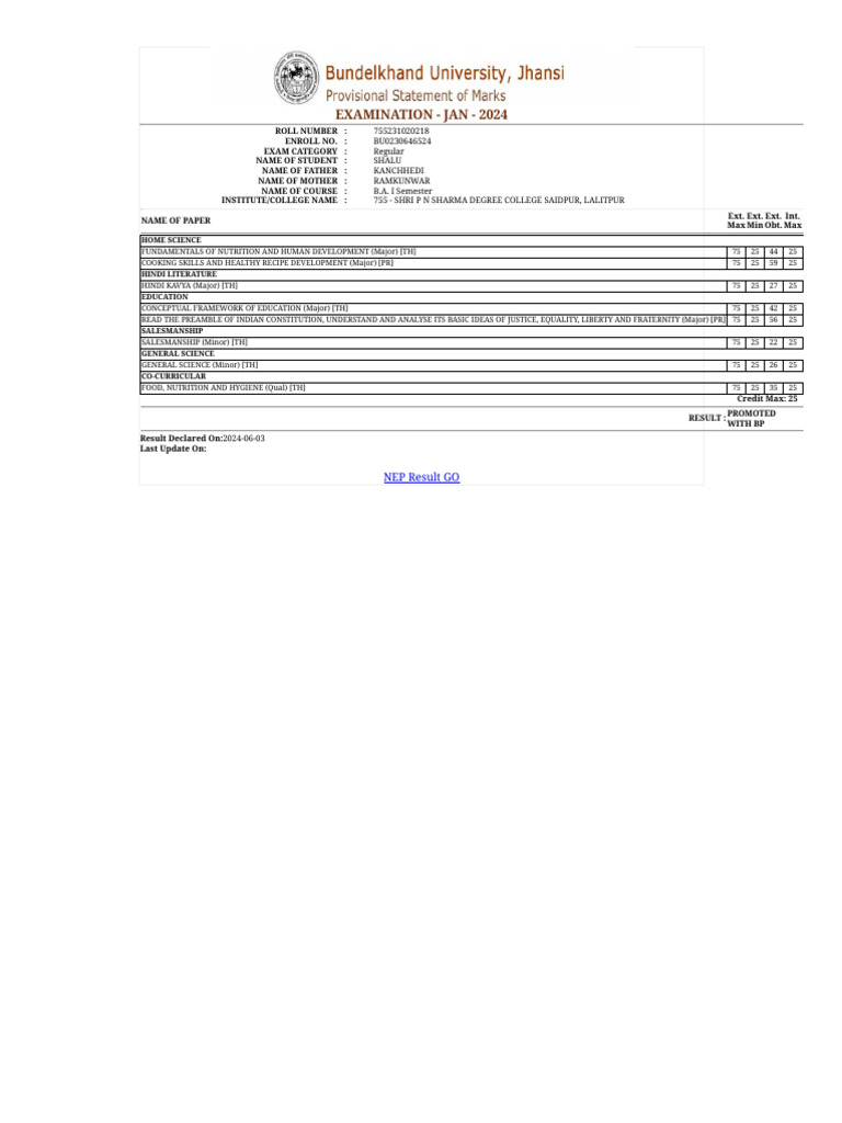 exam.bujhansi.ac.in_frmViewCurrentCollegeResult.aspx | PDF