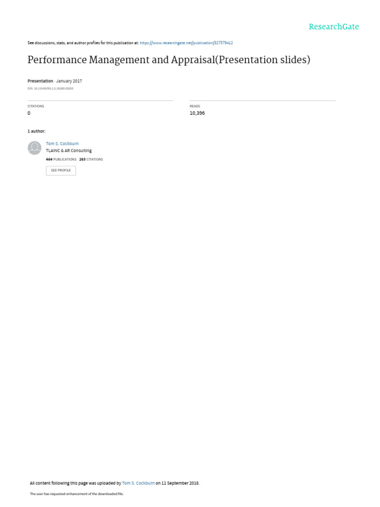 performancemanagementandappraisalPresentationslides | Download Free PDF ...