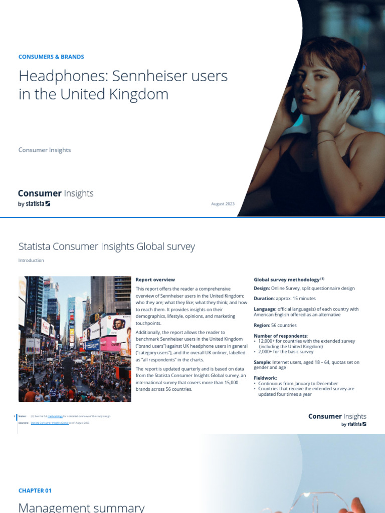 Study - Id74323 - Headphones Sennheiser Users in The United Kingdom | PDF | Survey Methodology ...