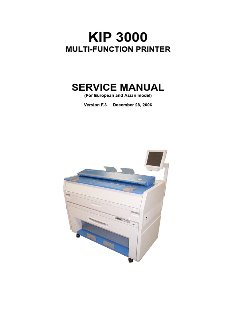 Service Manual: Multi-Function Printer | PDF | Image Scanner | Photocopier