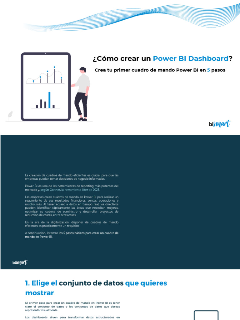 Como Crear Un Power BI Dashboard en 5 Pasos_ES | PDF | Diseño | Información