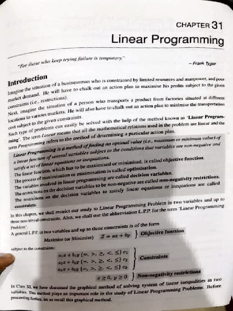 project 2 | PDF | Linear Programming | Inequality (Mathematics)