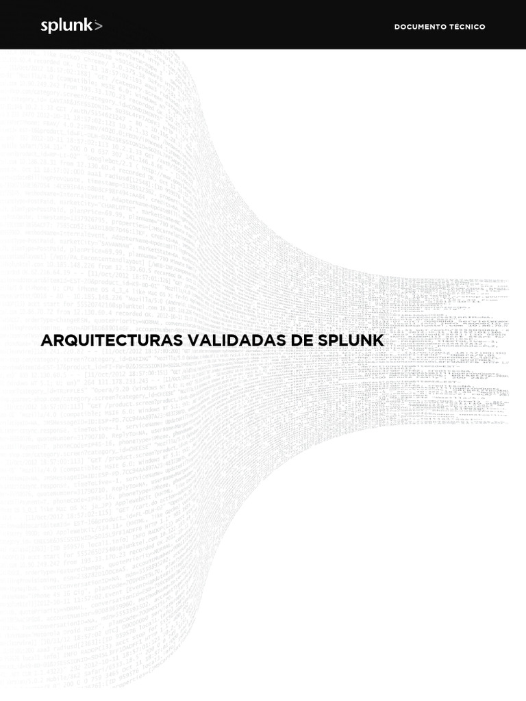 Splunk Validated Architectures Es Pdf Grupo De Computadoras Arquitecto