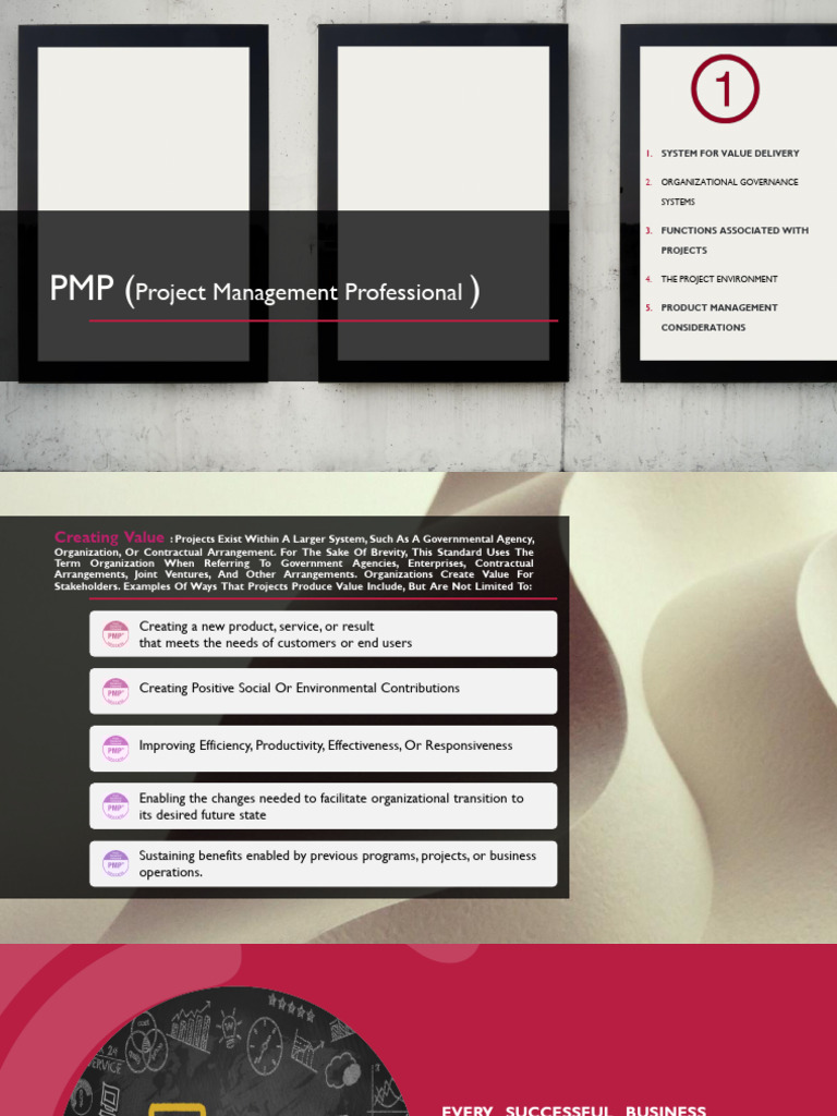PMP (Project Management Professional) 1 | PDF | Project Management | Business Economics