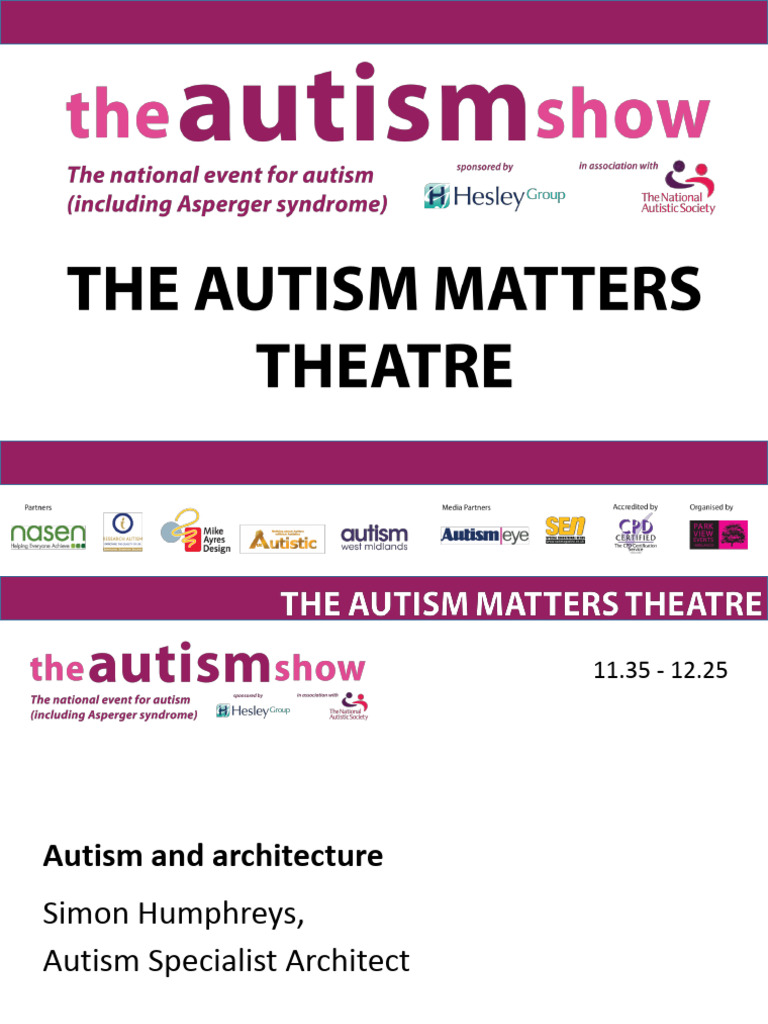 Autism-Friendly Architecture Design | PDF | Senses | Autism Spectrum