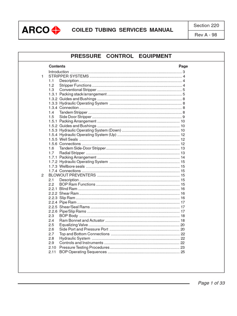 220 Arco CT Manual | PDF | Mechanical Engineering