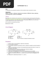 SP025 EXP2 Ohm's Law (Student's Copy) | PDF | Resistor | Series And ...