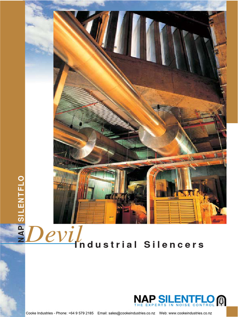 NAP - Industrial Silencers Brochure | PDF | Pump | Diesel Engine
