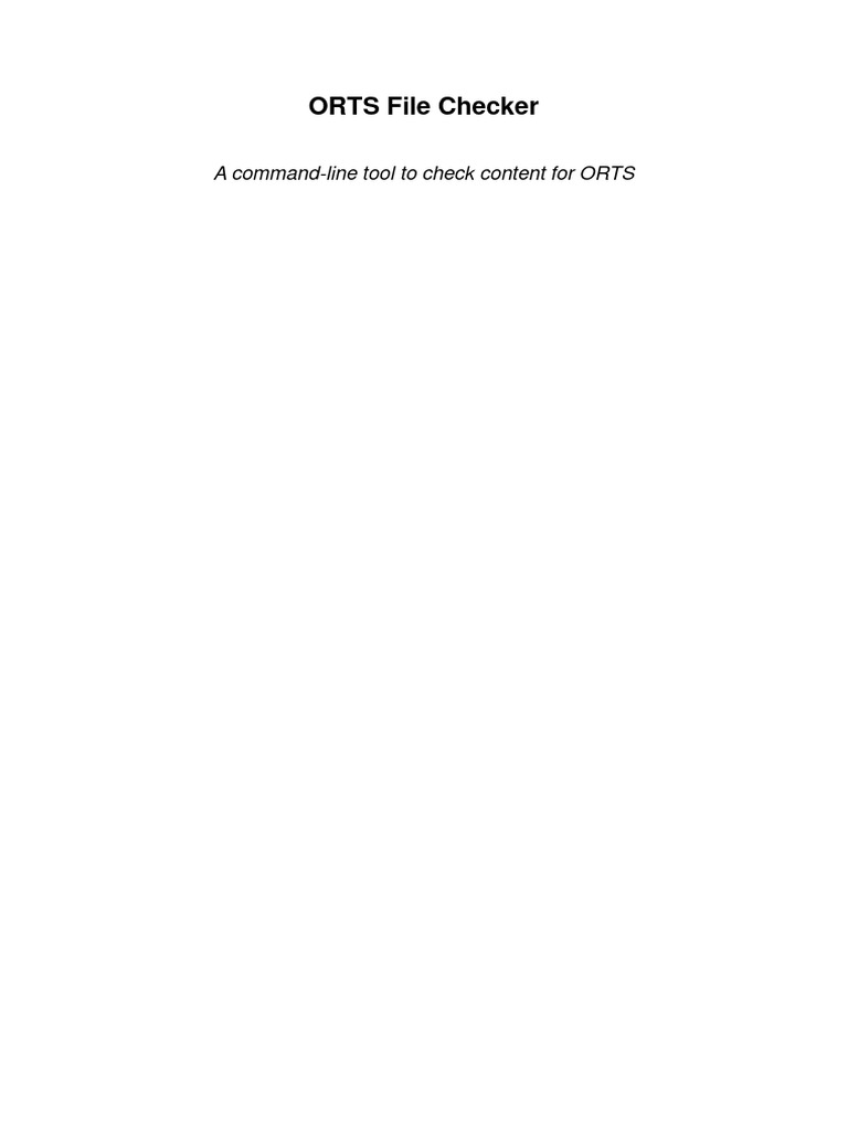Content Checker | PDF | Computer File | Command Line Interface
