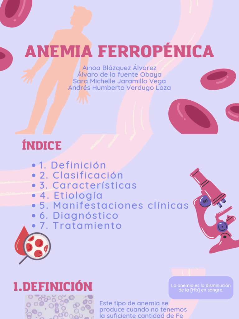 ANEMIA FERROPÉNICA | Descargar gratis PDF | Enfermedades y trastornos ...