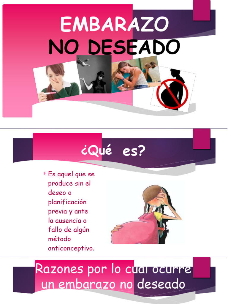 Embarazo No Deseado | PDF | Estilo de vida