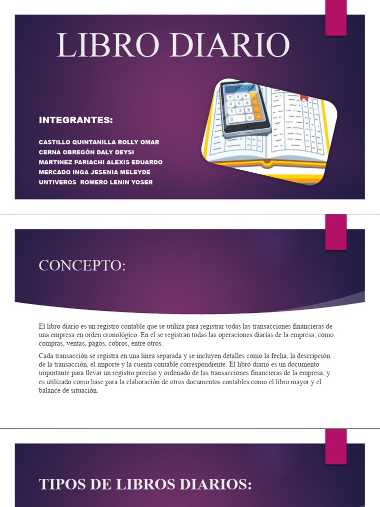 Libro Diario | PDF | Contabilidad | Economias