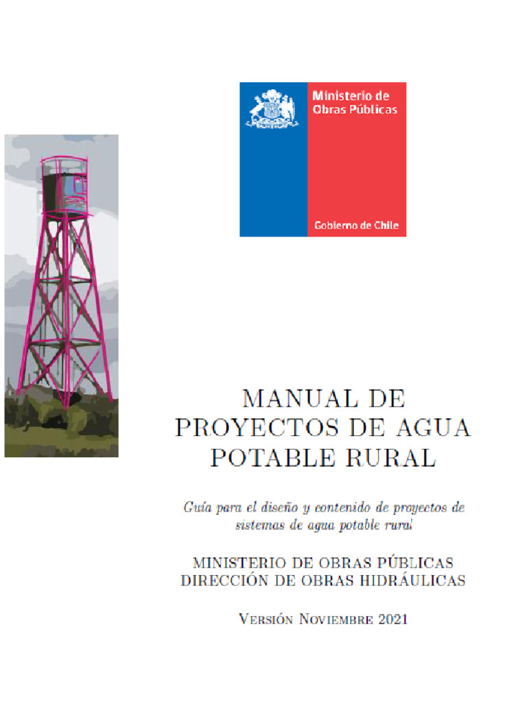ANEXO R1 - Manual de Proyectos APR 2021 | Descargar gratis PDF | Topografía | Agua