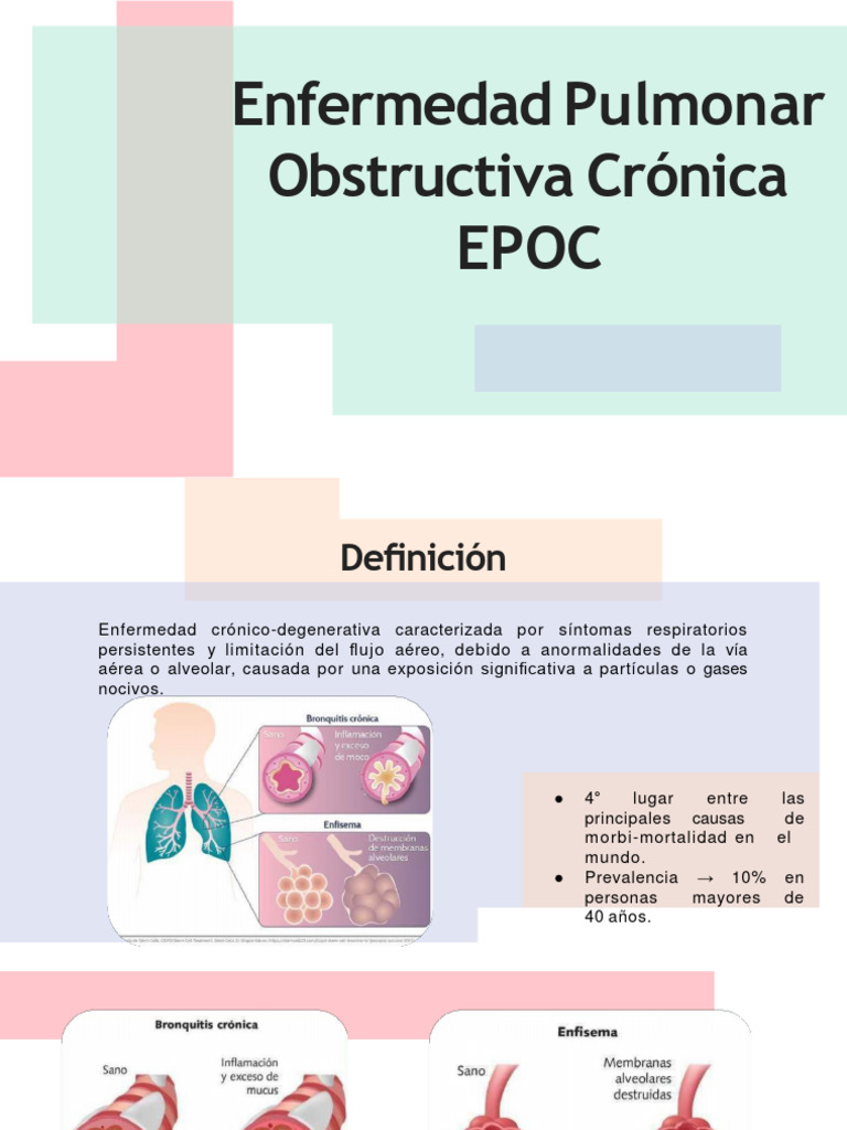 Intervenciones de Enfermería en EPOC | PDF | Enfermedad pulmonar ...