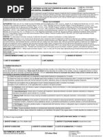 DD 2697 | PDF | Physical Examination | Health Care