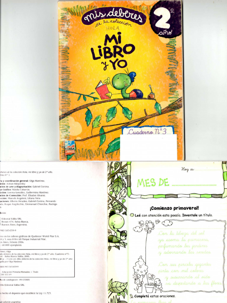 Mis Deberes 2 - Cuaderno #3 | PDF