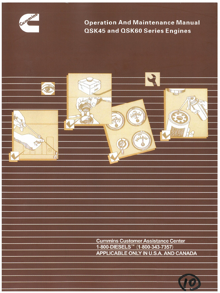 QSK60-M Ope & Serv Manual | PDF