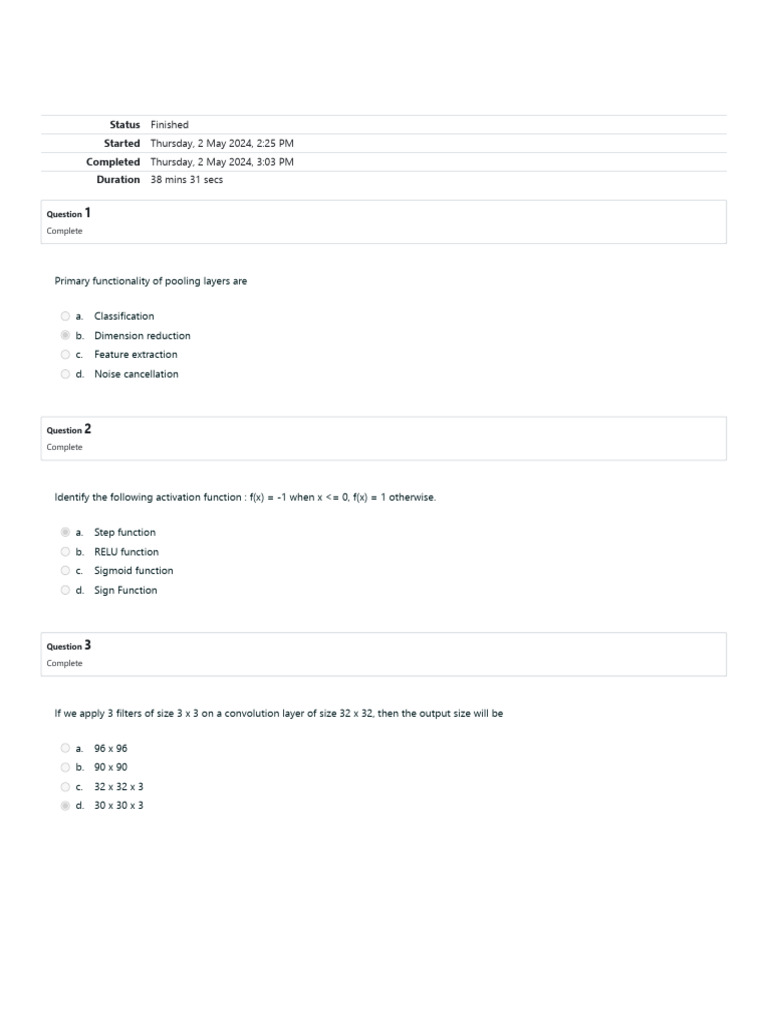 Artificial Intelligence - Attempt Review - LMS-TIU-TE | PDF | Computational Neuroscience ...