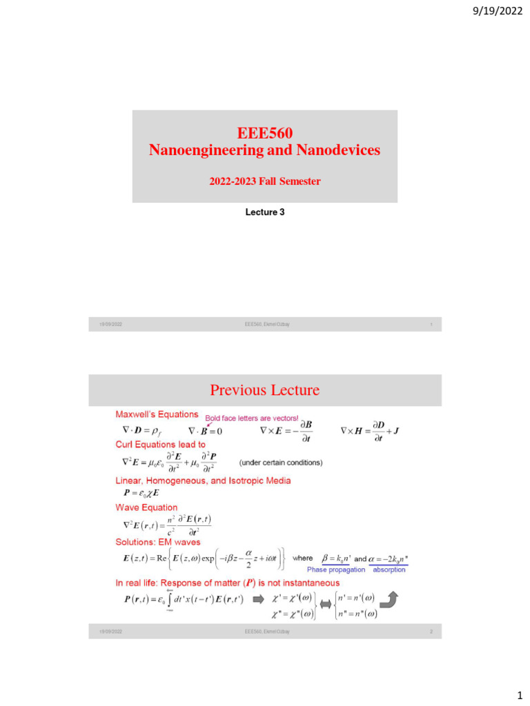 Nanoengineering Lecture: Optical Properties | PDF | Physical Phenomena ...