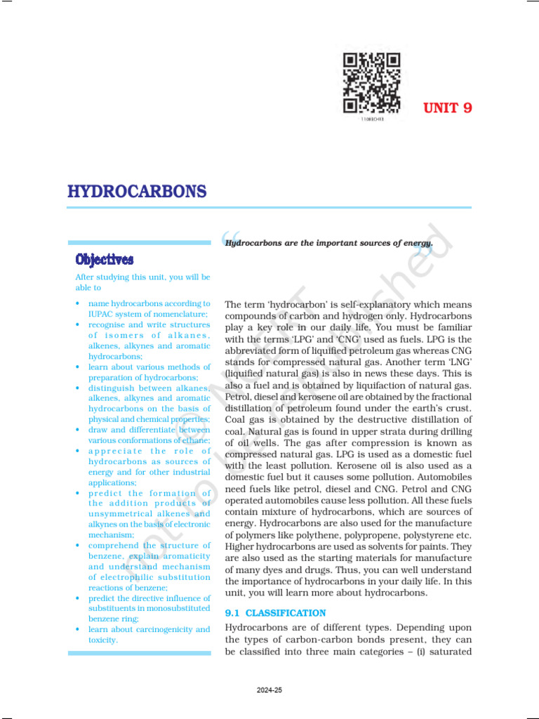 Kech 203 | PDF | Alkane | Hydrocarbons