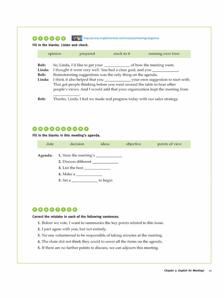 Communicating in Business English - 19 | PDF