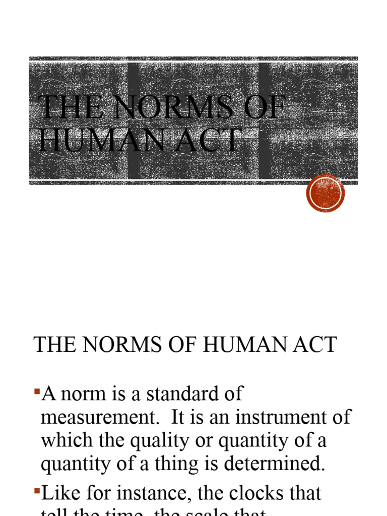 4. the Norms of Human Acts Law | PDF | Natural Law | Thomas Aquinas