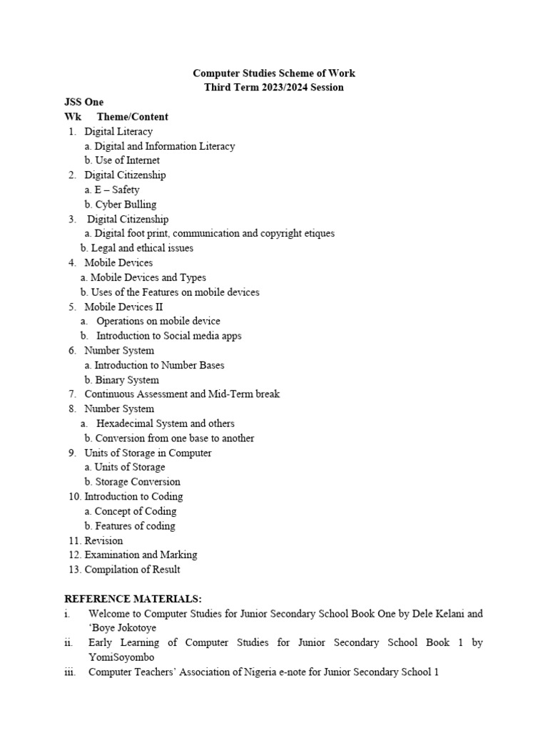 3rd Term Comp | PDF | Byte | E Reader