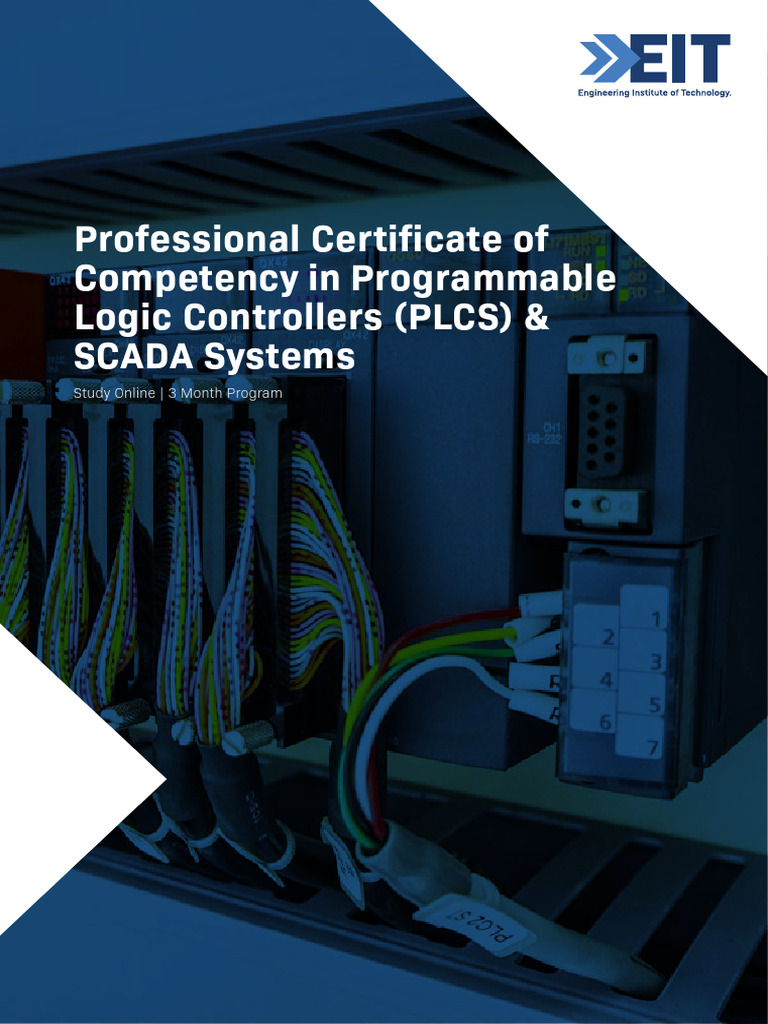 EIT Course PLCs SCADA Systems CAU Brochure | PDF | Programmable Logic Controller | Scada