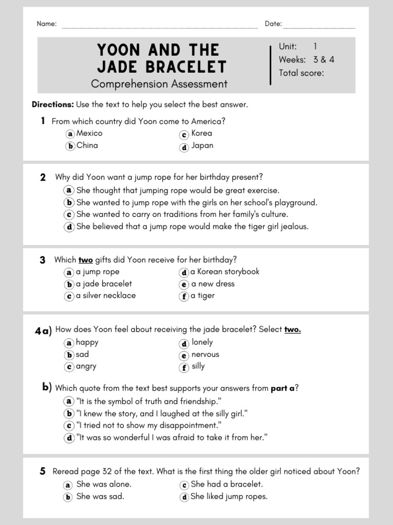 Children's Reading Comprehension | PDF