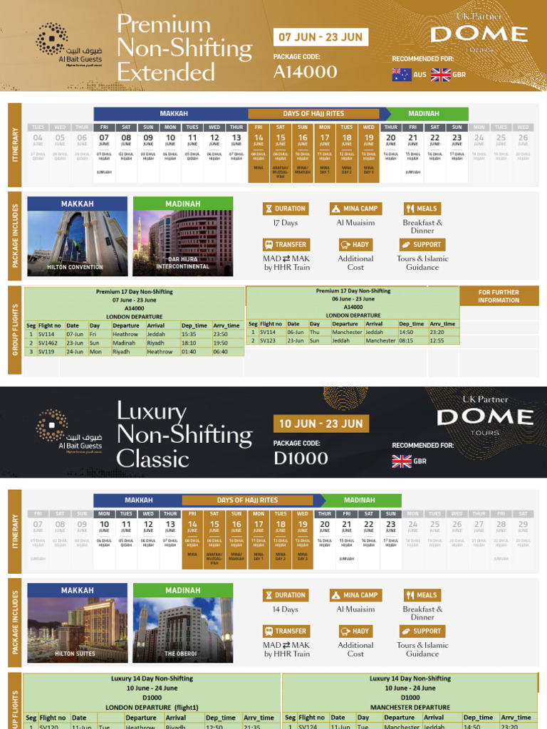 Al Bait Guests DT Assigned Hajj 2024 - v2 - Flts | PDF | Hajj