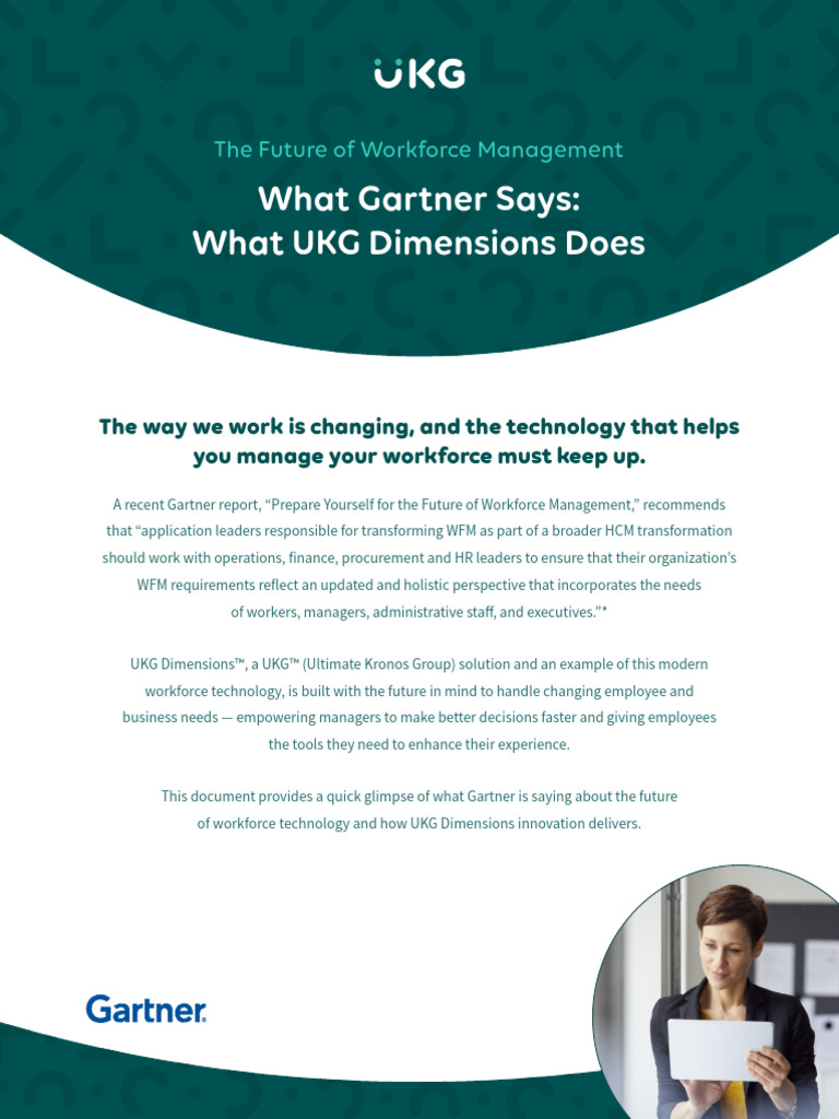 CV0952-USv3 - Gartner Says UKG Does | PDF | Cloud Computing | Machine ...