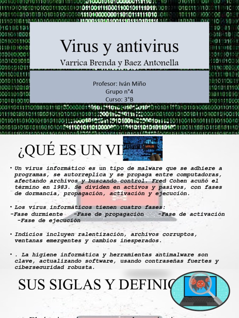 Virus y Antivirus | PDF | Virus de computadora | Malware