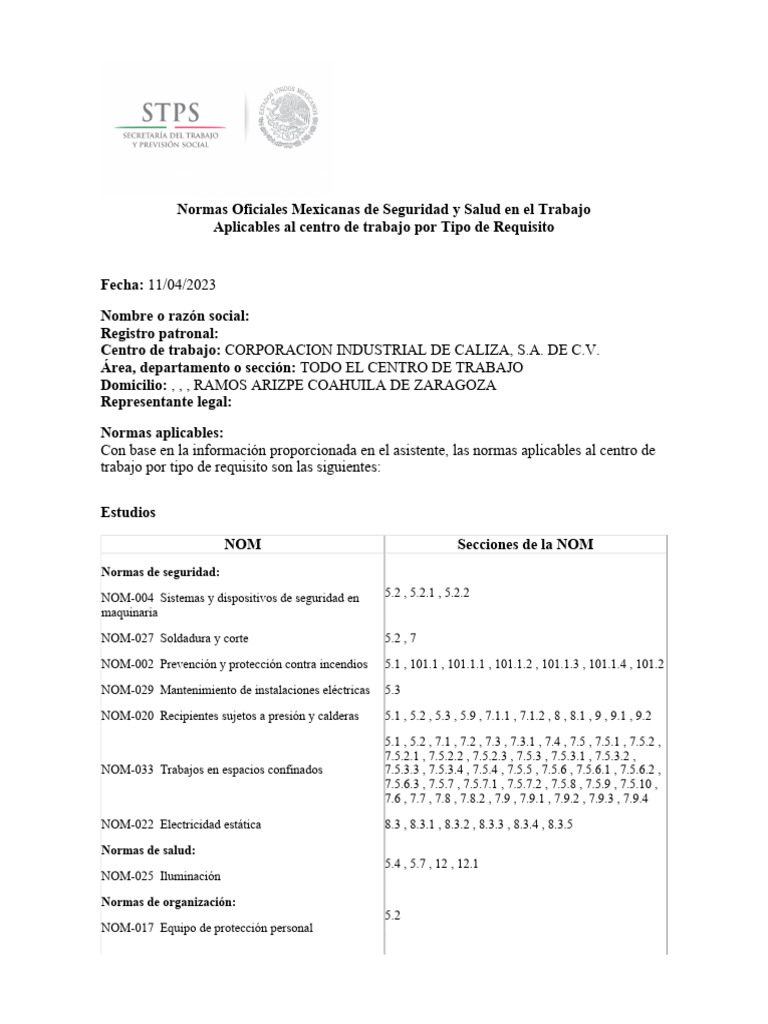 ASINOM InformeResultadosPorRequisitos | PDF | Materiales | Física ...