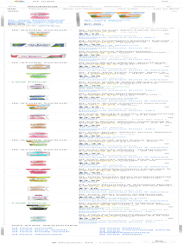 ST Ives - Google Shopping | PDF | Cosmetics | Skin