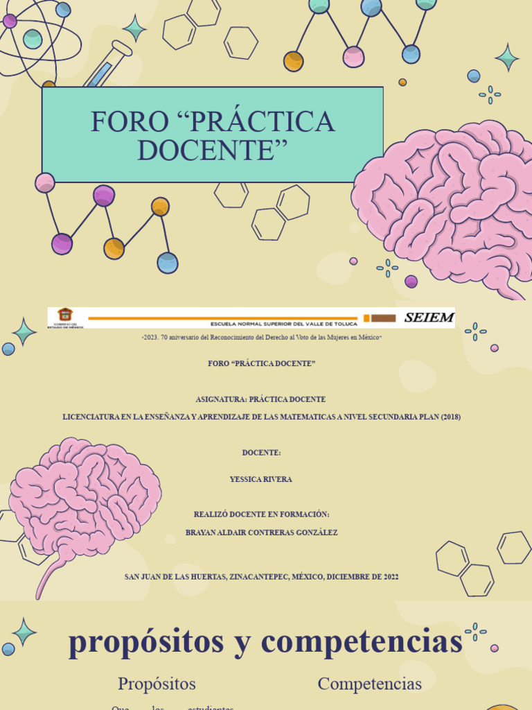 Presentacion Foro | PDF | Maestros | Aprendizaje