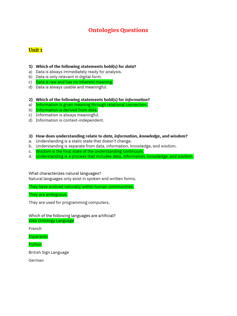 Ontologies and The Semantic Web Ain Shams University | PDF | Resource Description Framework ...