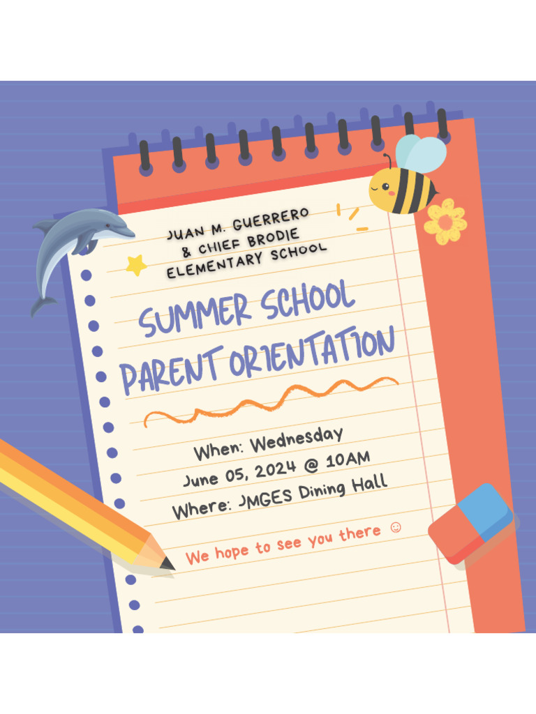 Summer School Orientation | PDF