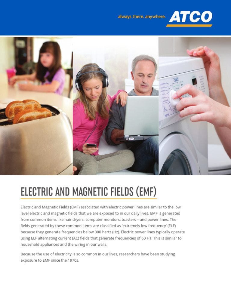 4826 Emf Fact Sheet June2018 | PDF | Electromagnetic Radiation | Hertz