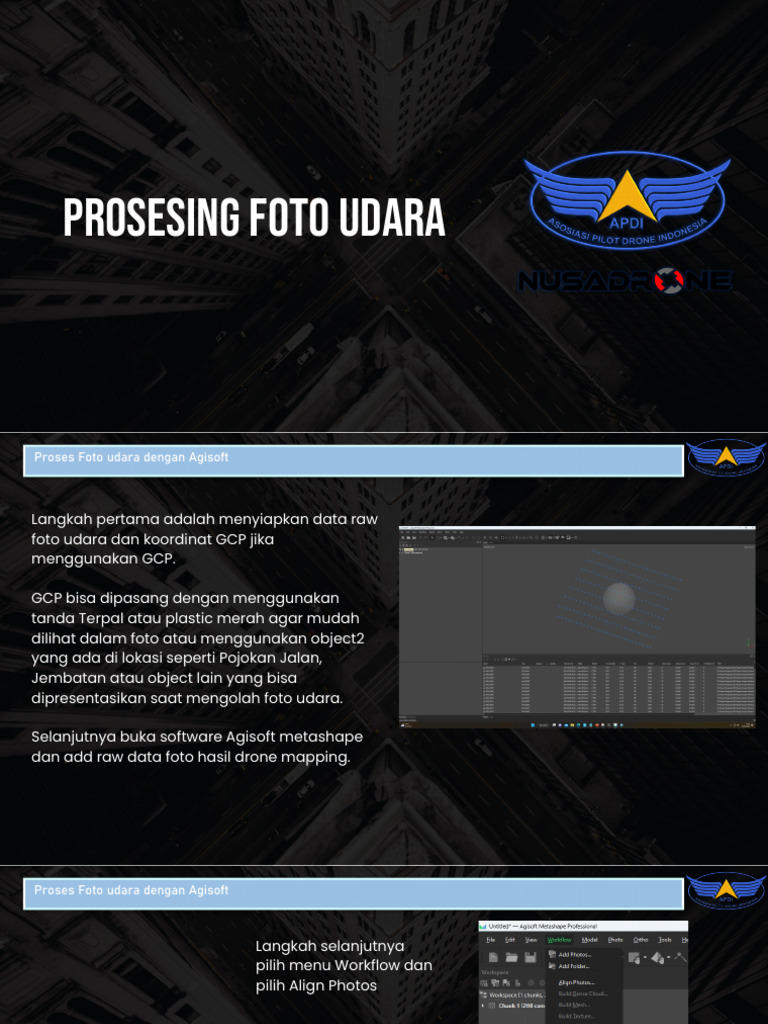 Analisis Data Foto Udara dengan Agisoft | PDF | Komputer | Teknologi ...