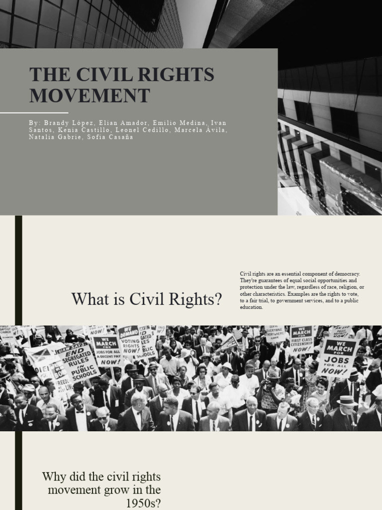 The Civil Rights Movement | PDF | Civil And Political Rights | Politics ...