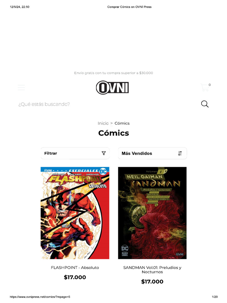 Catalogo Comics Libreria Olympo | PDF